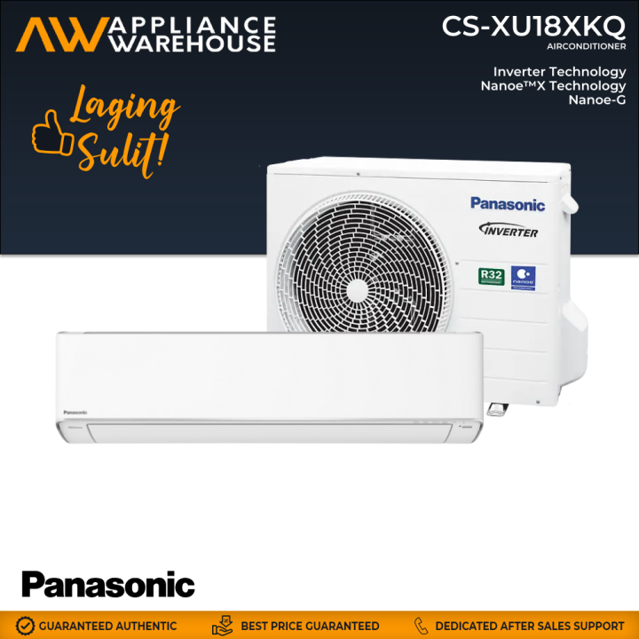 Panasonic CS-XU18XKQ 2.0HP Premium Inverter AERO SERIES Single - Split ...