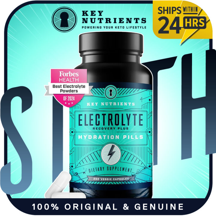 KEY NUTRIENTS Electrolyte Tablets, Salt Tablets for Dehydration ...