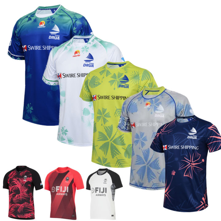 Most popular 2024 fijian DRUA home away rugby jersey FLYING FIJIANS ...