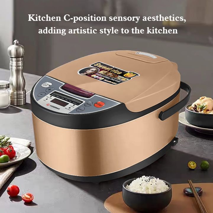 WISDOMMAN Electric Rice Cooker Intelligent Digital Multifuncional Non ...