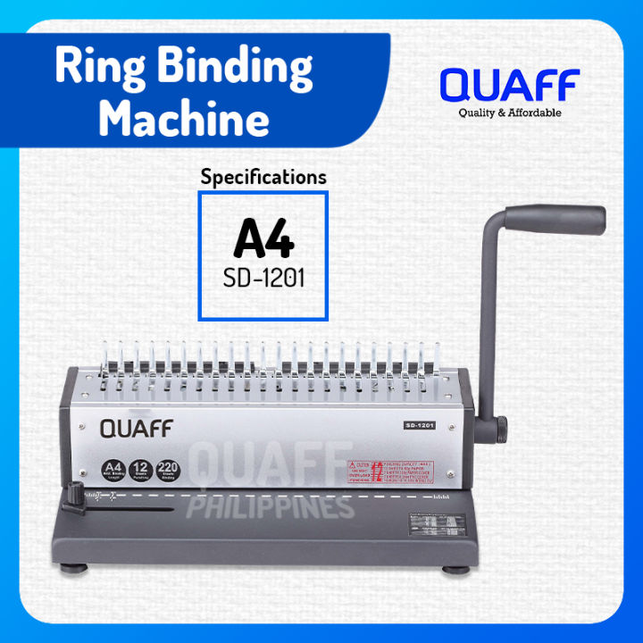 QUAFF RING BINDING MACHINE (SD-1201) | Lazada PH