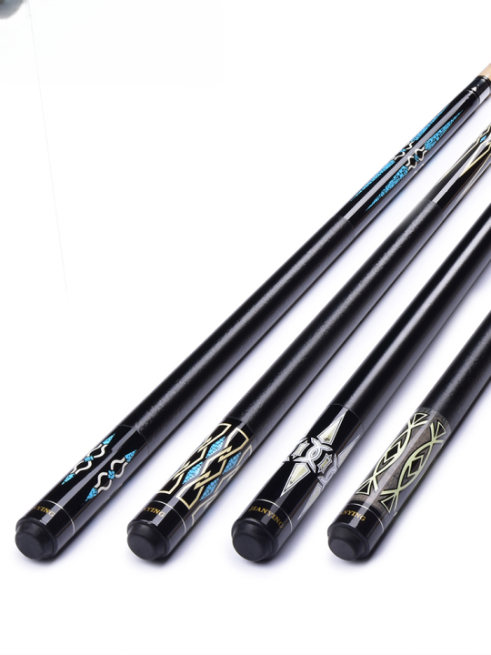 13MM Pool Cue 8 Ball American Nine Ball Cue Stick Maple 1/2 Split ...