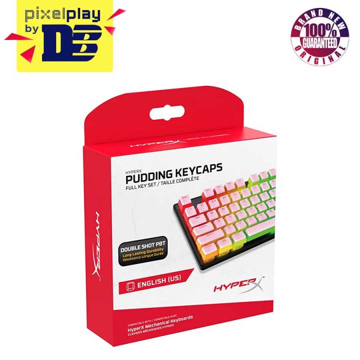 HyperX Pudding Keycaps Double Shot PBT (Pink) | Lazada PH