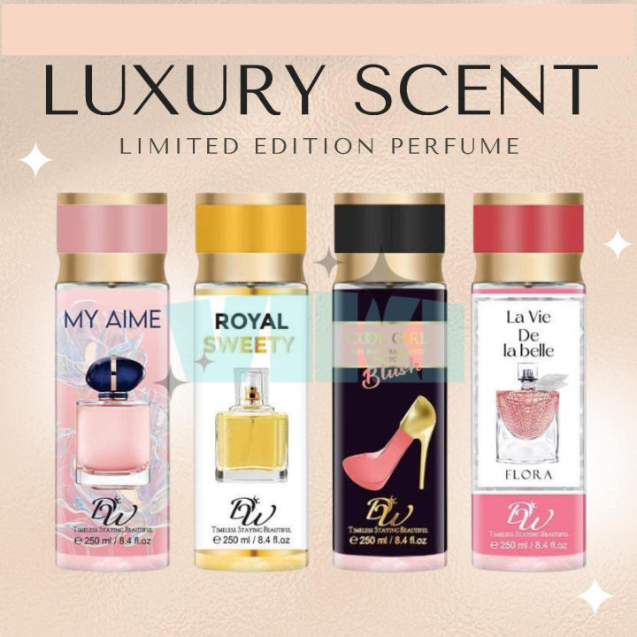DW Luxury Scent Limited Edition Perfume Long Lasting Fragrance 250ml ...