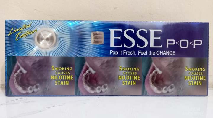Esse Pop Slim Cigarettes Ream 10 packs Limited Edition | Lazada PH