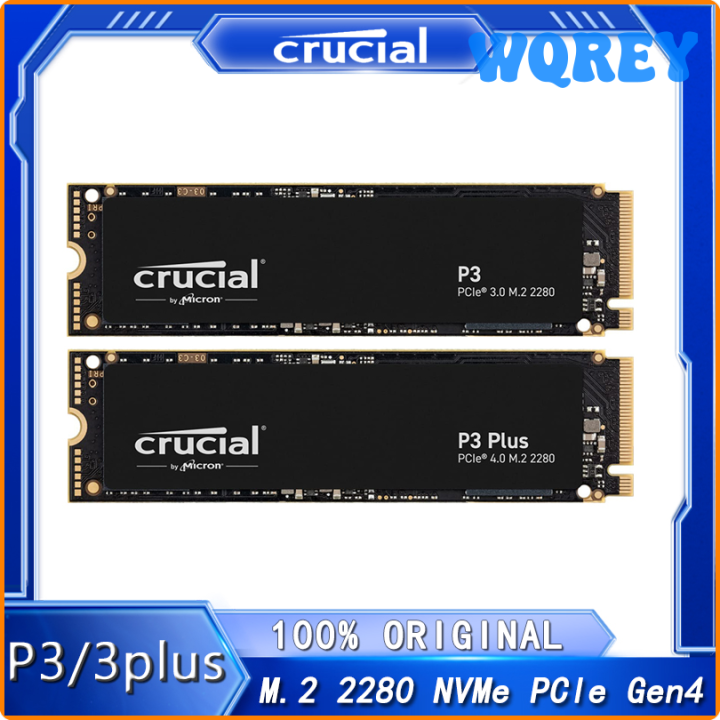 WQREY Crucial P3 Plus 500GB 1TB P3 2TB 4TB PCIe 4.0 3D NAND NVMe M.2 ...