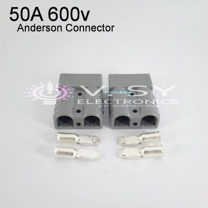50A Battery Connector AKA Anderson Connector In Pair Gray and Red ...