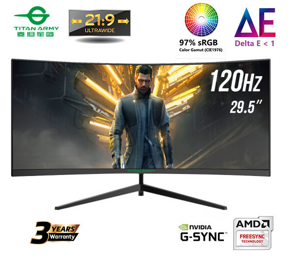 Titan Army C30SK-PRO2(V3) 30” UltraWide 21:9/144Hz/200Hz LED Gaming Monitor 2560x1080 , Adaptive ...