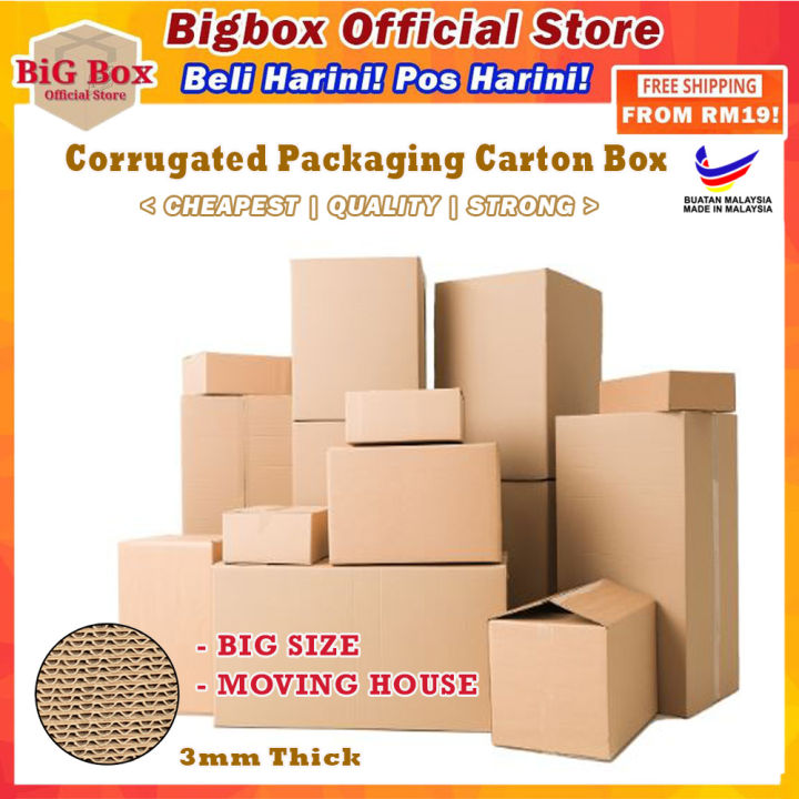 Bigbox BIG Packaging Box Carton Box Packing Box Paper Boxes Kotak ...