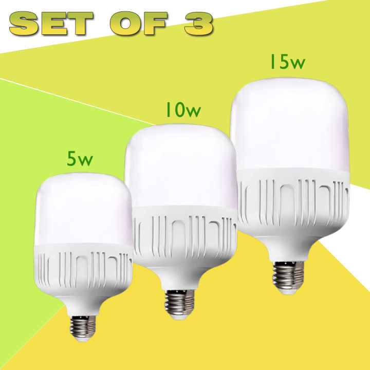 5W 10W 15 W LED Light Bulb E27 Daylight / whitelight Energy Saving Non ...