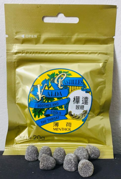VALDA MENTHOL Pastilles Zip Pouch 20g | Lazada PH
