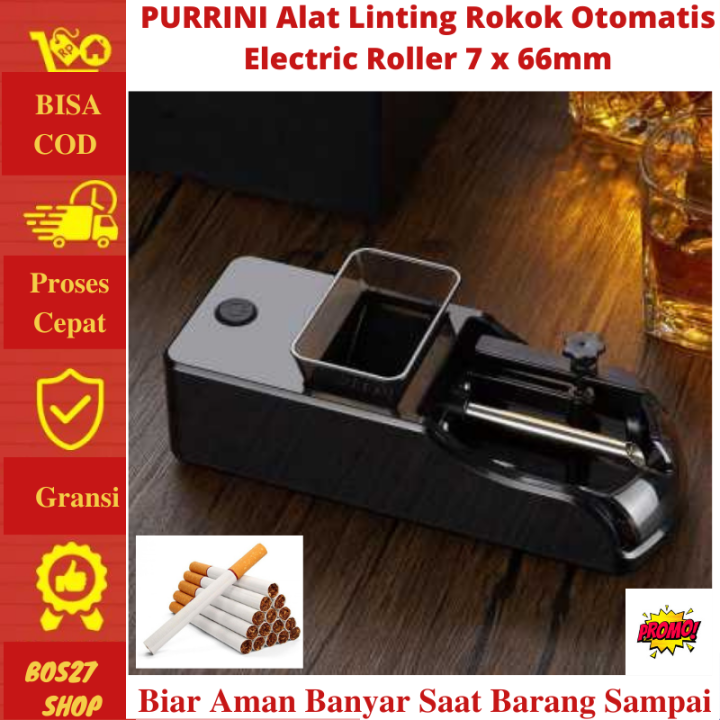 Alat Linting Rokok Otomatis Electric Roller 7 x 66mm / Mesin Linting ...