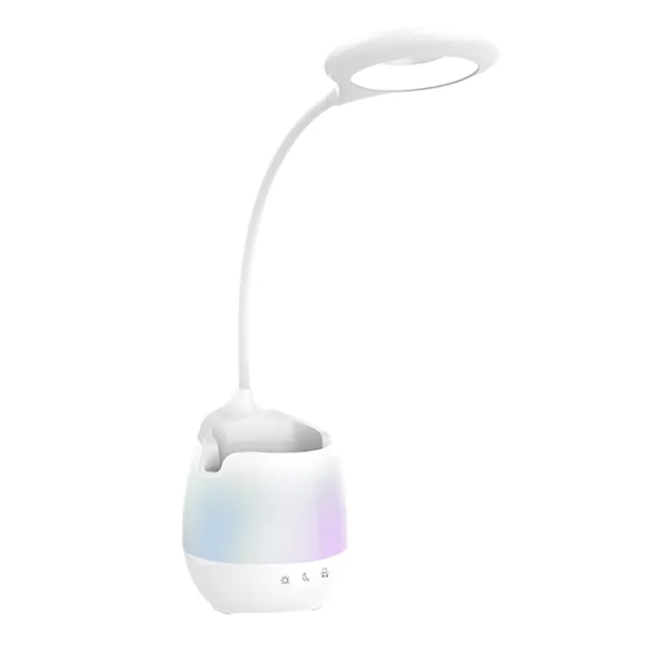 (SPVH) LED Desk Lamp with Night Light Rechargeable Book Reading Light ...