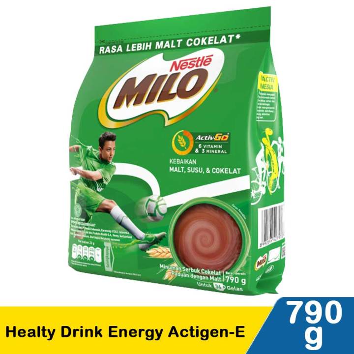 MILO Activ-Go Healthy Drink Energy Pouch 790 g | Lazada Indonesia