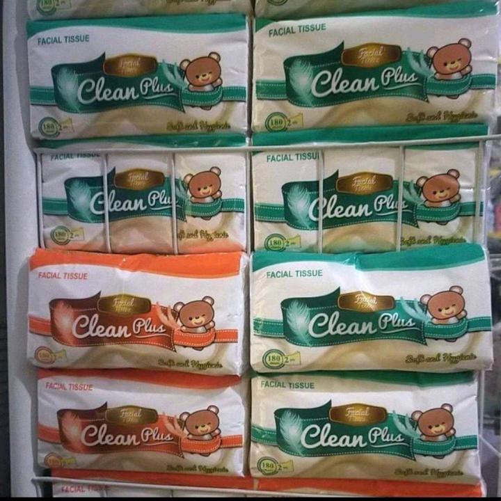 tisu clean plus isi 180 set 1 pac | Lazada Indonesia