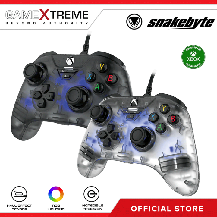Snakebyte GamePad RGB X Precision Wired Controller for Xbox/ Xbox S|X ...