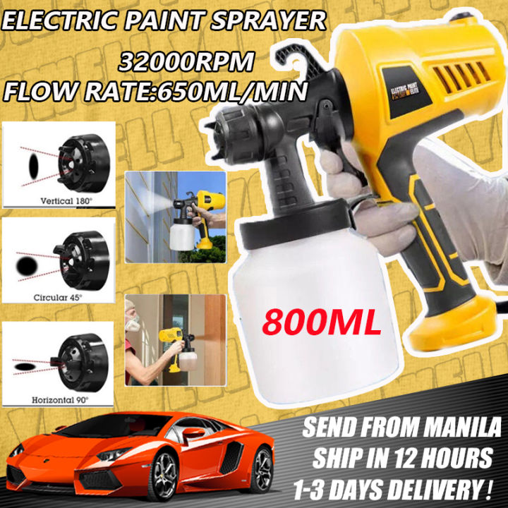 HILDA Paint Sprayer gun paint sprayer original 500W electric spray gun ...
