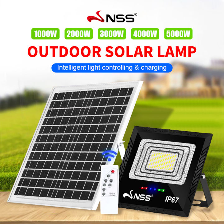 ONE STAR Solar Led Lights 1000W/2000W/3000W/4000W/5000W Street Lamp ...