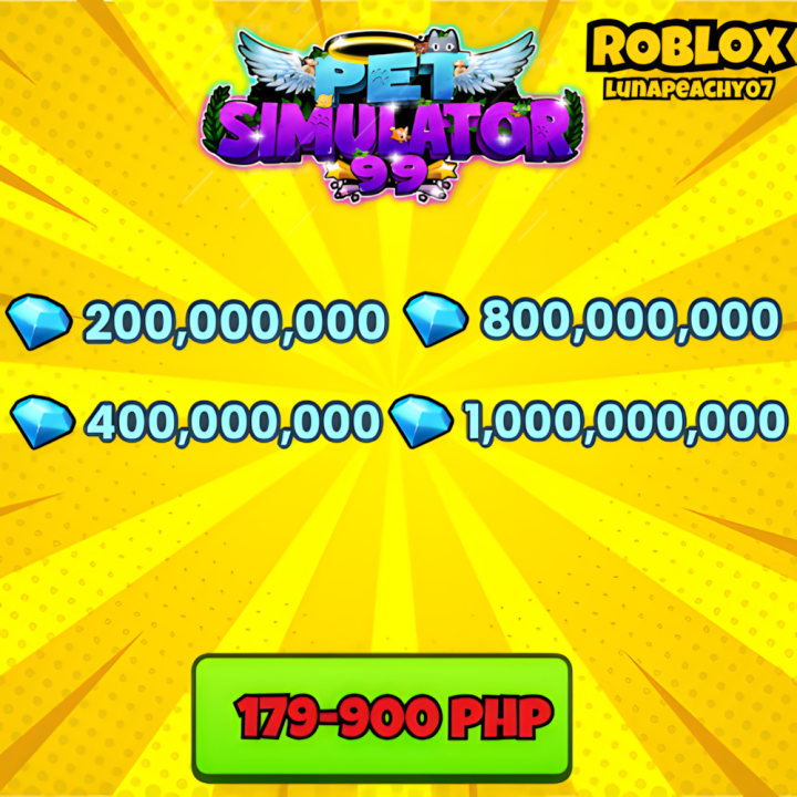 Pet Simulator 99 Ps99 Petsim99 Gems Roblox robux gamecard Gems Mid Tier ...