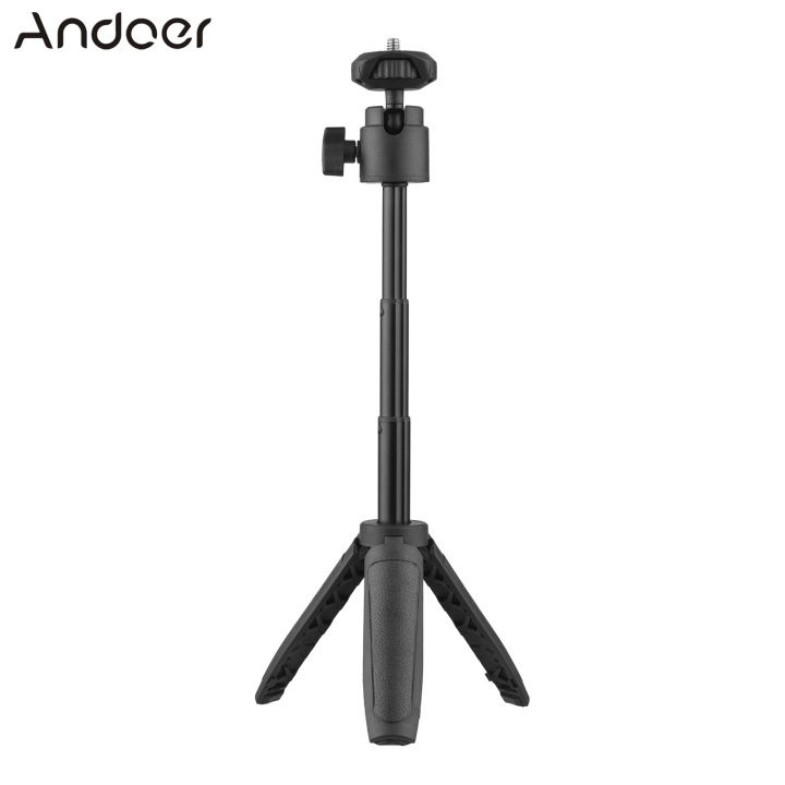 Andoer Lightweight Portable Mini Tripod Extendable Tripod Stand Handle ...
