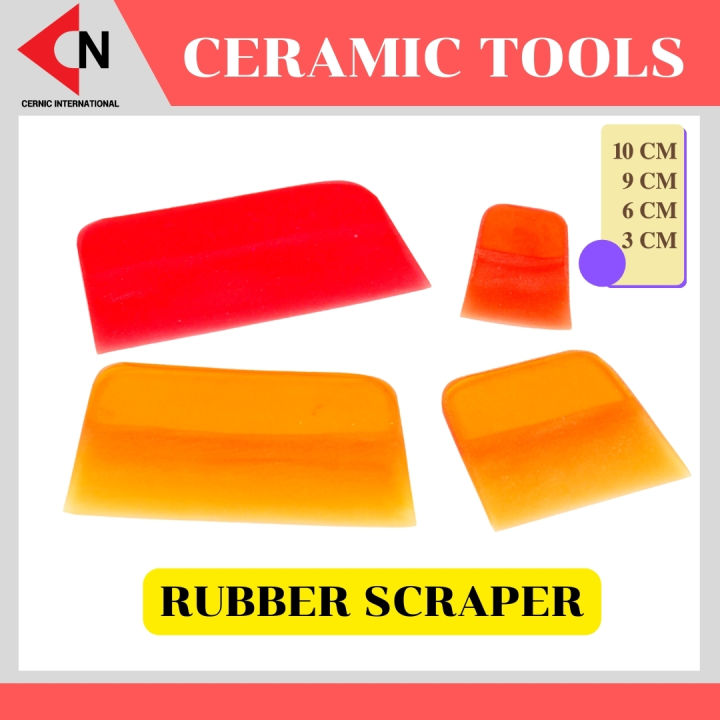RUBBER SCRAPER อุปกรณ์ตัวขูดพื้นผิวเนื้อดิน | Lazada.co.th