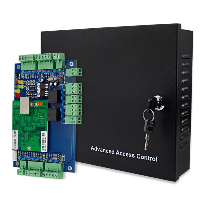 Obo Hands Tcp/ip Access Control Panel Board With Dc12v 5a Metal Power ...