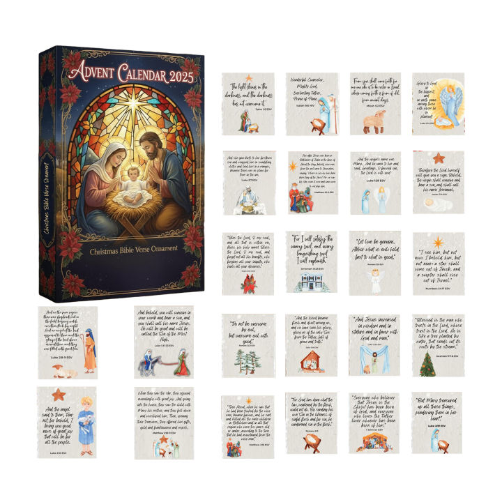 Nativity Advent Calendar 2026 Family Advent Calendar Christian ...