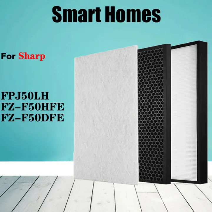 FZ-F50HFE FZ-F50DFE FZF50HFE FZF50DFE Replacement HEPA Filter and Replacement Deodorizing Filter ...