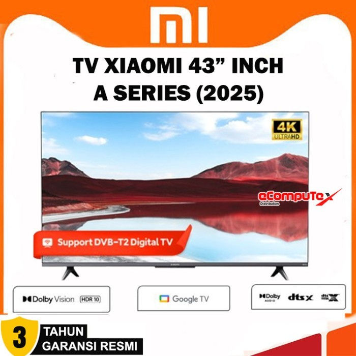 XIAOMI A SERIES 43" INCH 2025 FHD SMART TV ADNROID A 43' INCHI 2025 ORIGINAL - GARANSI RESMI ...
