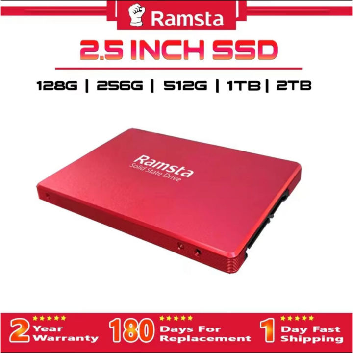 Ramsta 2.5 SSD 128GB 256GB 512GB 1TB Solid State Drive SSD Sata III For ...