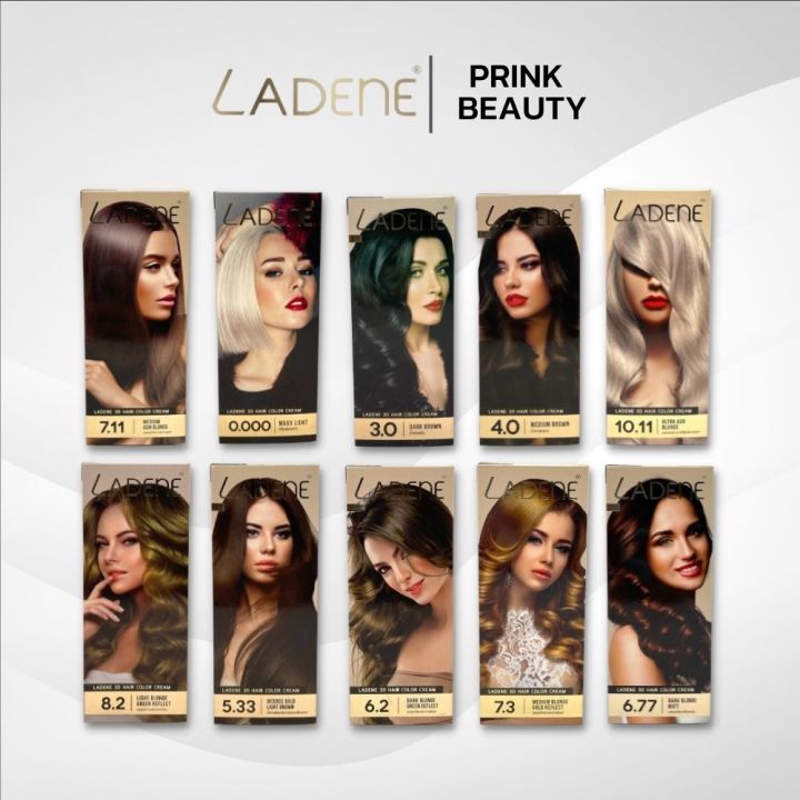 ครีมย้อมผม ลาดีเน่ LADENE รุ่น 3D color | Lazada.co.th