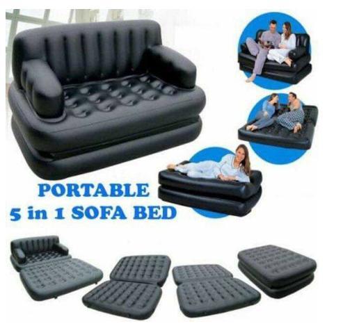 Home Living Bestway 5 in 1 Inflatable Sofa Air Bed Couch (No Pump ...