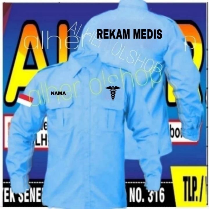 kemeja rekam medis baju rekam medis seragam rekam medis Pdh rekam medis ...