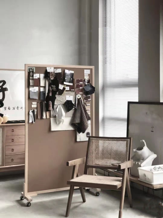 Mobile universal wheel bracket bulletin board message board cork board ...