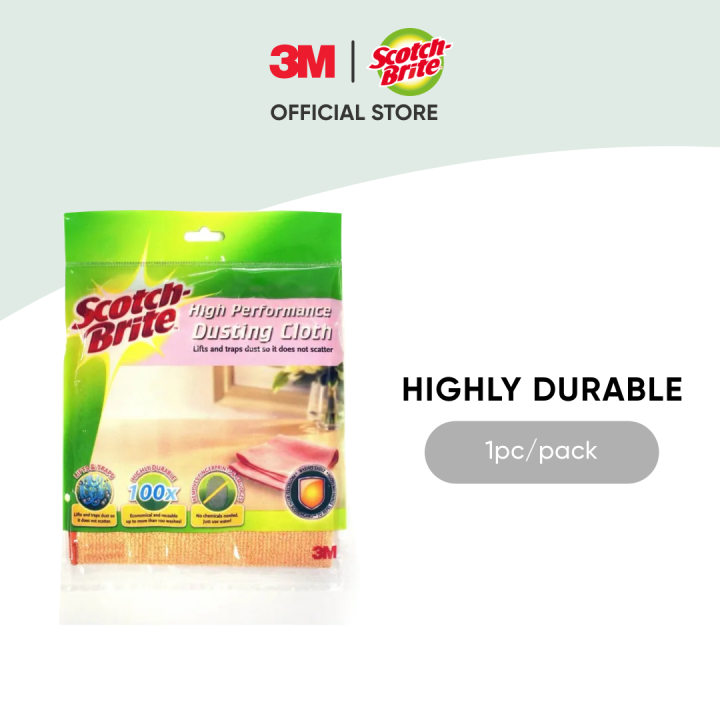 3M™ Scotch Brite® High Performance Dusting Cloth, Traps Dust, 1 pc/pack ...