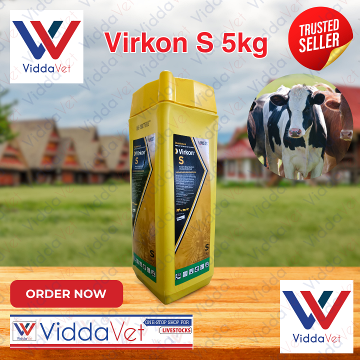 5 kg VIRKON S canister disinfectant Virkon solution Virkon-S Virkon ...