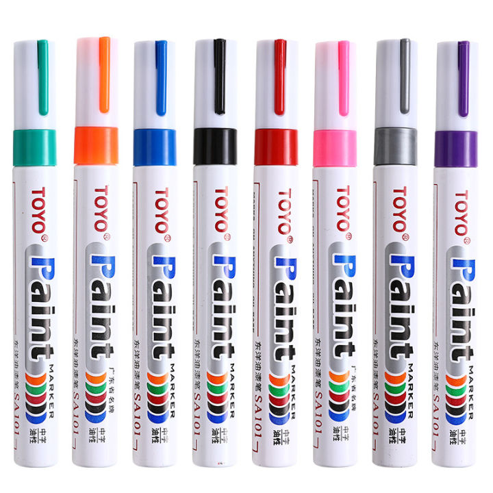 TOYO Paint ปากกาเขียนยาง ปากกา อเนกประสงค์ ปากกาเขียนล้อ ปากกากันน้ำ ...