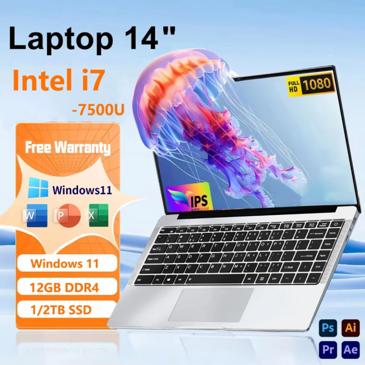Learning laptops Windows 11 Intel CORE i7 7500U Netbook 1920X1080 ...
