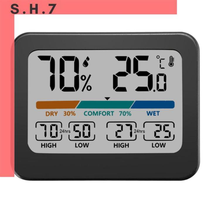 Digital Temperature Humidity Meter Comfort Indicator Thermometer ...