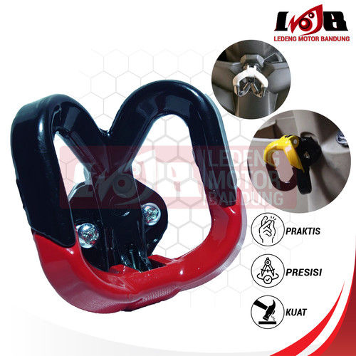Gantungan Barang Babet Q Double Hook Lock Besi Kunci Motor Universal ...