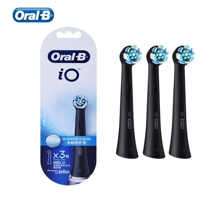Oral B Io หัวแปรงสีฟันไฟฟ้าอะไหล่ที่สะอาดและสะอาดอย่างอ่อนโยนหัวแปรงฟัน