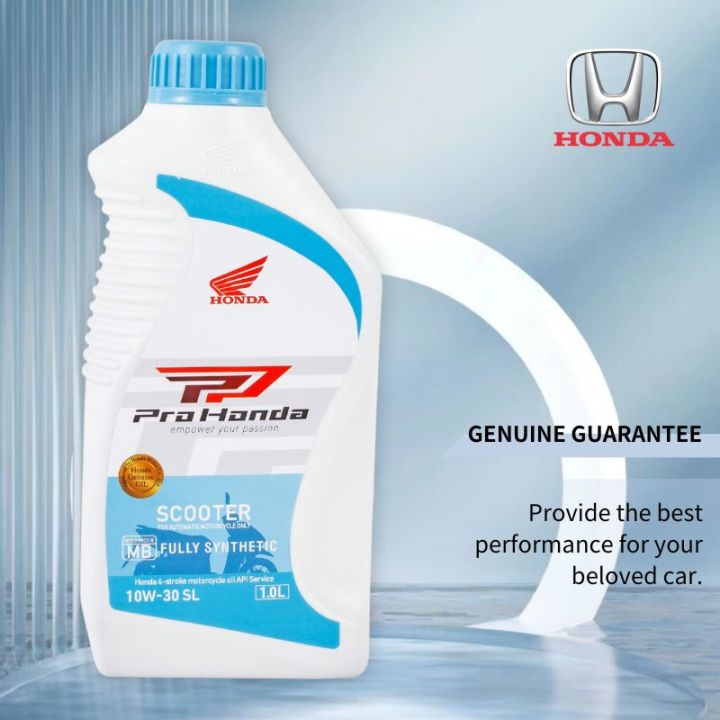 HONDA PRO ENGINE OIL FULLY SYNTHETIC LITER 10w-30SL LITER ORIGINAL ...