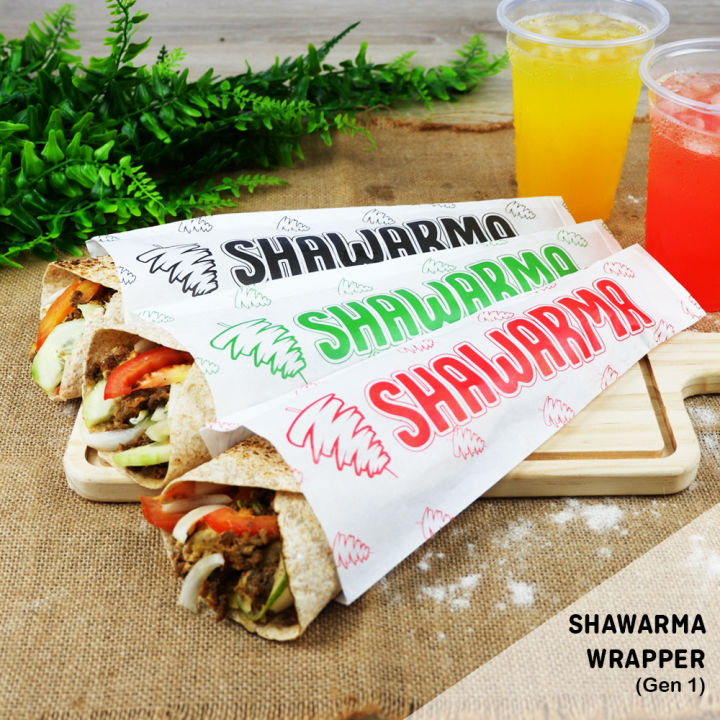 Shawarma Wrapper GEN2 with Design Greaseproof Paper | Lazada PH