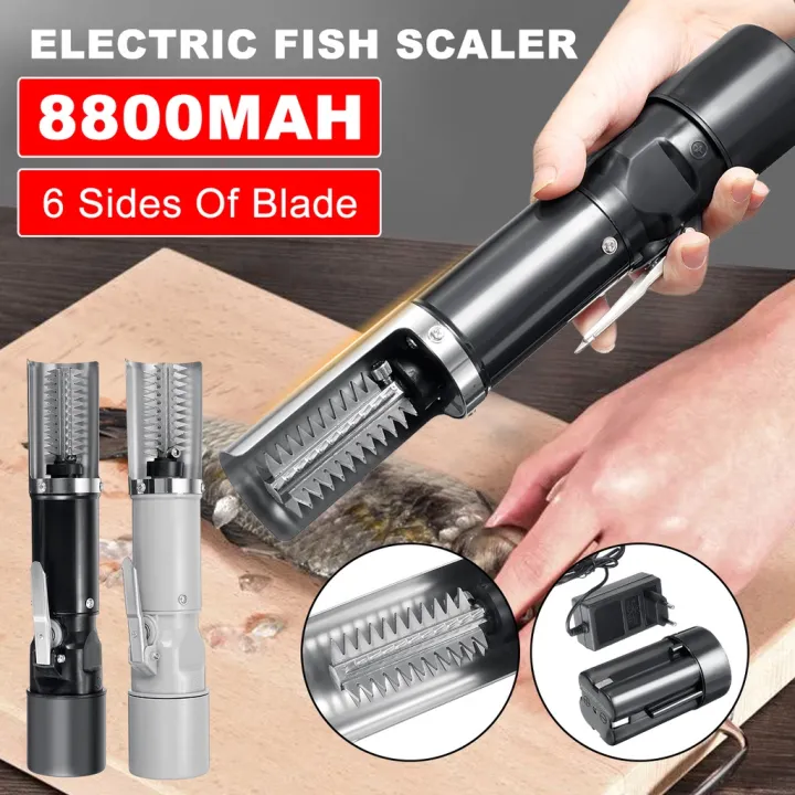 120W 8800MAH Charging Portable Electric Cleaner Fish Scaler Clean Fish ...