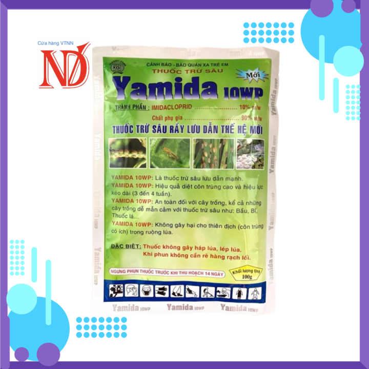 {10gói} THUỐC TRỪ SÂU YAMIDA 10WP - 100g - TRỪ SÂU RẦY, BỌ TRĨ LƯU DẪN ...