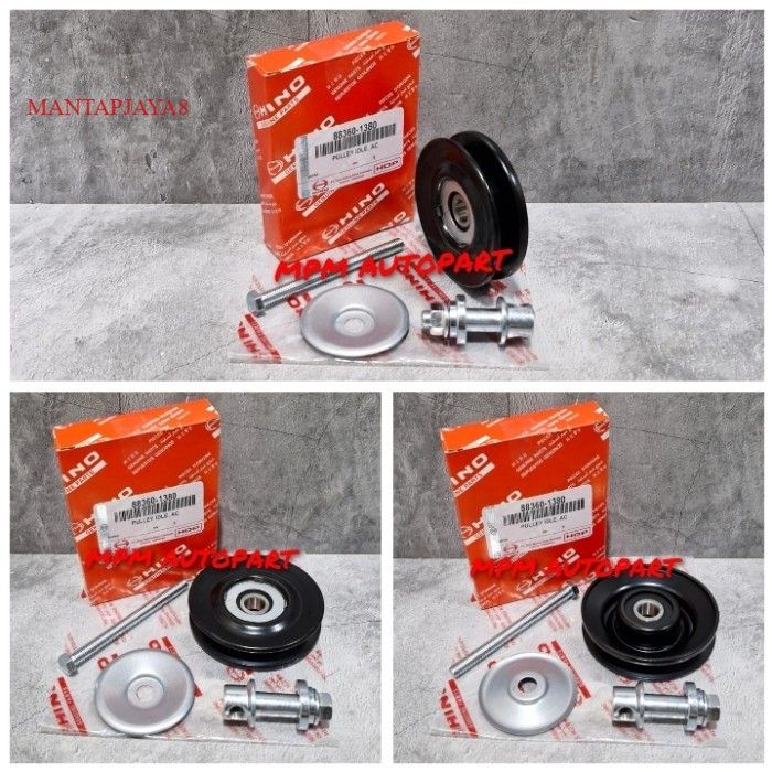 pulley pully puli tensioner fan belt ac hino lohan fm260ti hino 500 ...
