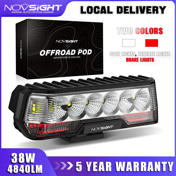 Novsight WL3R-6 Laser Gun 38W 4840LM 4-in-1 for Motorcycle Jeep Mini ...