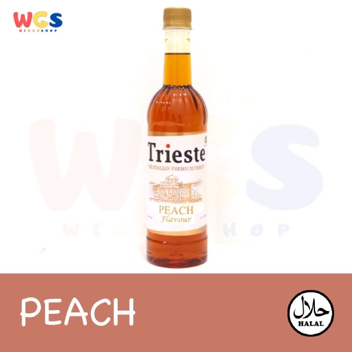 Trieste Syrup Peach Flavoured 650ml - Sirup Rasa Buah Peach | Lazada ...