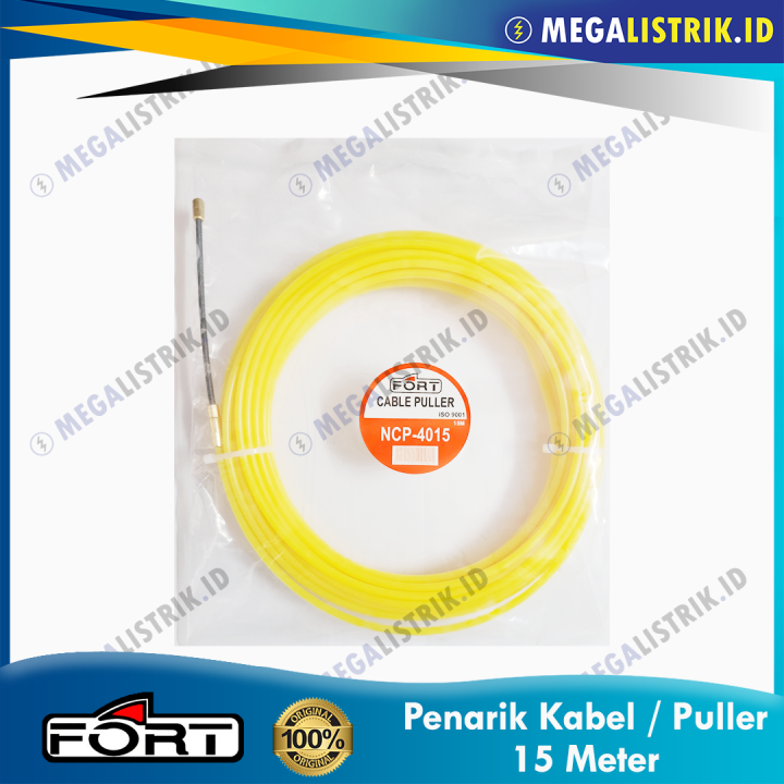 FORT NYLON CABLE PULLER 15M / PENARIK KABEL 15 METER / TRACK PER ...