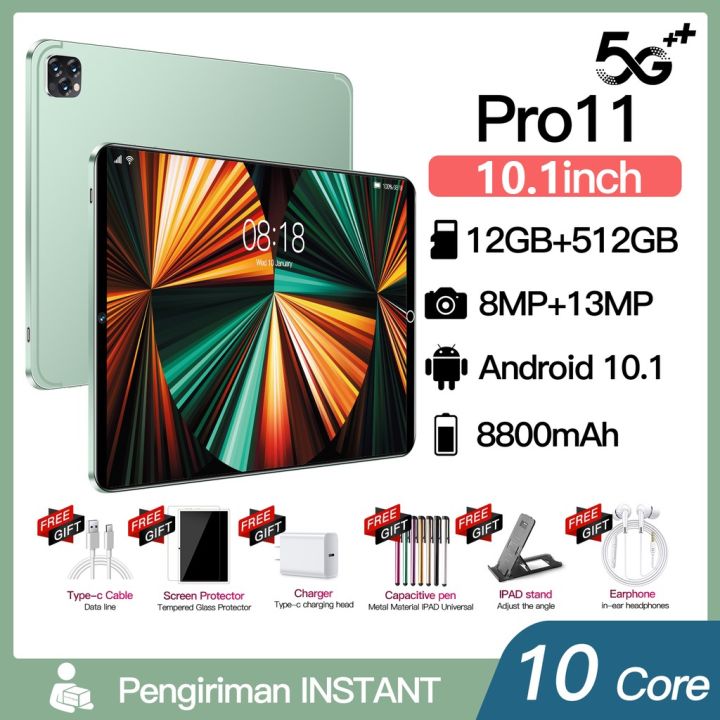 Tablet PC Asli Tablet Tab Pro11 Tab Baru ROM 12GB + 512GB RAM Tablet ...